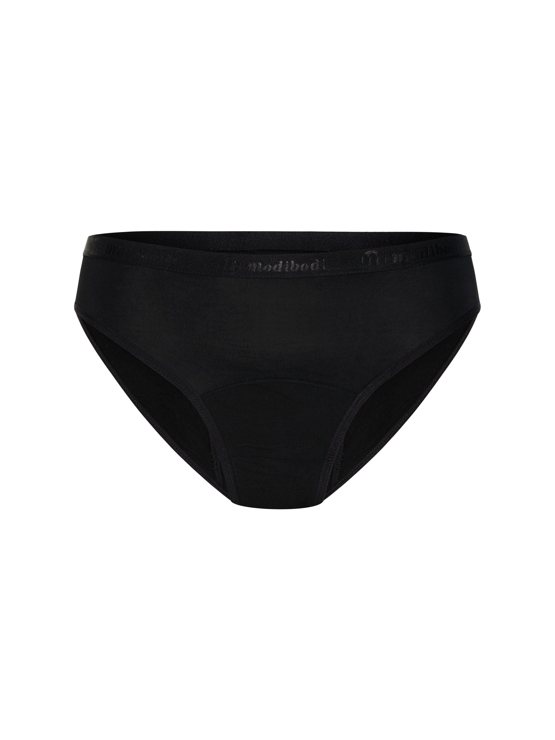 Period Classic Bikini - Heavy Overnight in Black | Modibodi – Modibodi US