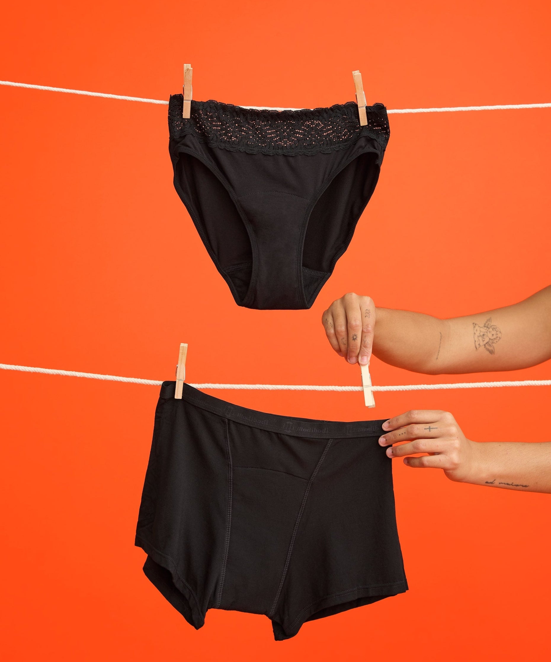 Period Seamfree Full Brief - Heavy Overnight in Black | Modibodi ...